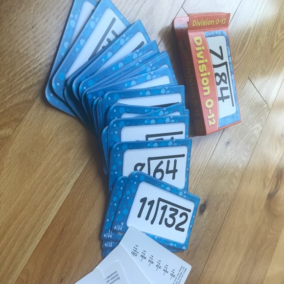 Other | Multiplication Flash Cards Division Flash Cards | Poshmark